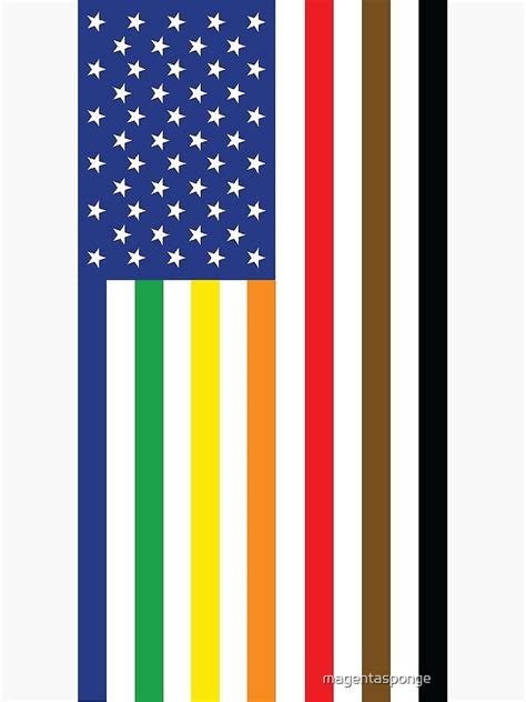 Gay Pride Intersectional Flag Photographic Print By Magentasponge