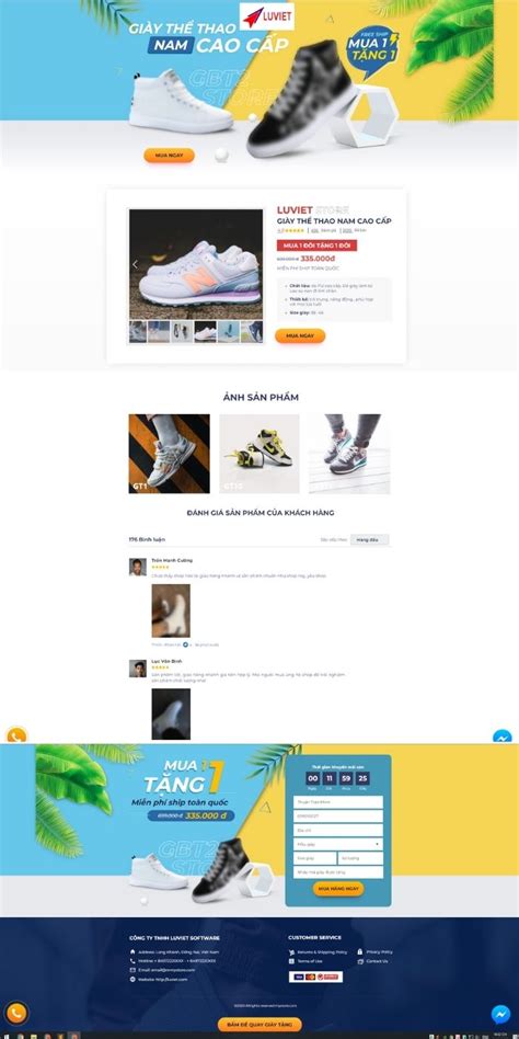 Landing Page Bán Hàng Giày Dép Thời Trangthiết Kế Landing Page Đồng Nai