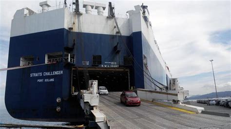 Cars Going In The RoRo Vessel Besdaya Sdn Berhad