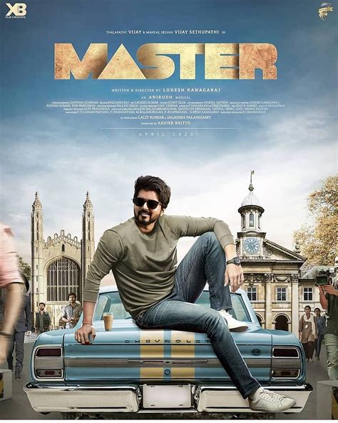 Master Vijay Movie First Look ` Master Movie Vijay In 2020 Vijay Actor
