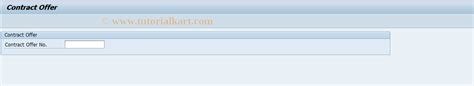 REOROF SAP Tcode Edit Contract Offer