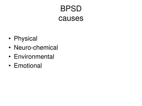 Ppt Behavioural And Psychological Symptoms Of Dementia Bpsd