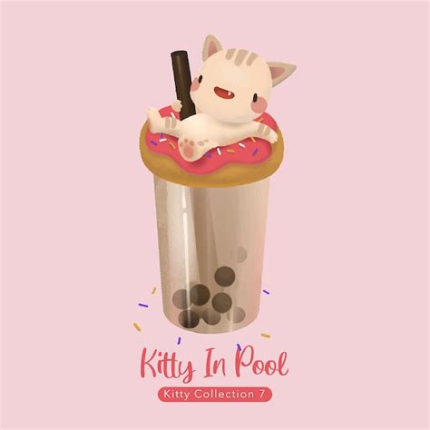 Premium Vector Kitty Cat Illustration
