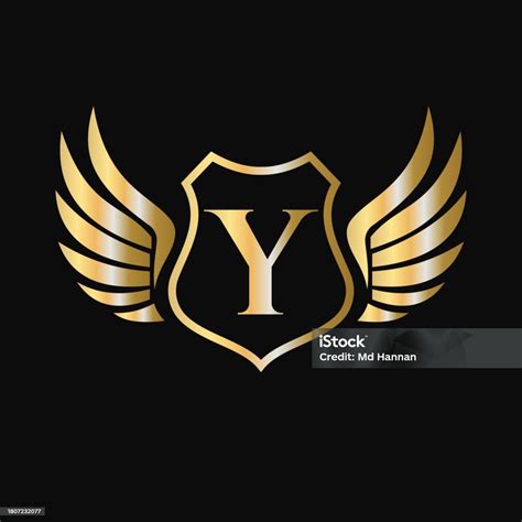 방패 기호가 있는 문자 Y에 승리 로고 교통 로고 타입 개념에 대한 스톡 벡터 아트 및 기타 이미지 개념 개성 개념