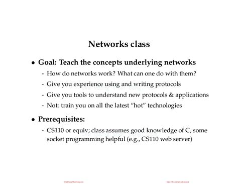 Pdf Mạng Máy Tính Scsstanfordedu Philip Levis L1 Intro