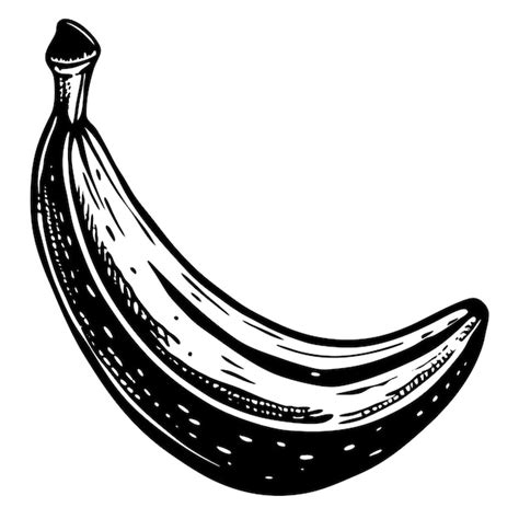 바나나 과일 윤 컬러 페이지 터 일러스트레이션 프리미엄 Ai 생성 벡터