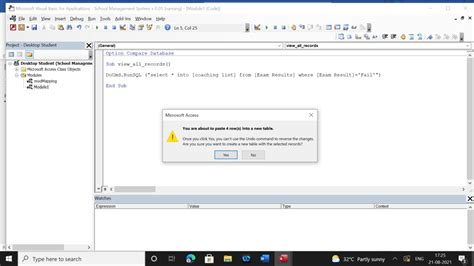 Docmd RunSQL In Access VBA VBA And VB Net Tutorials Education And Programming Services