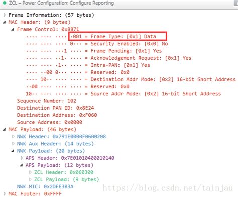 第三章：zigbee学习笔记之物理层和mac层帧格式分析 zigbee数据包格式 csdn博客