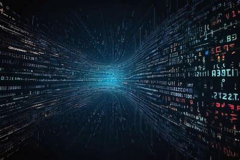 Premium Photo Binary Code Background Digital Abstract Technology Background