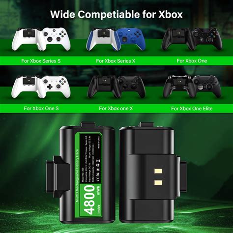 Rechargeable Controller Battery Pack For Xbox 2x4800mwh