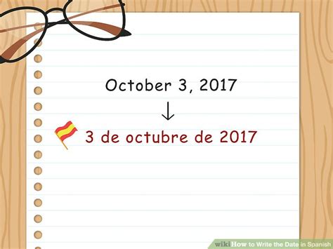5 Ways To Write The Date In Spanish Wikihow