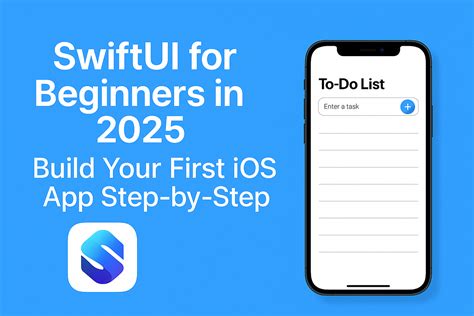 Swiftui For Beginners In 2025 Build Your First Ios App Step By Step