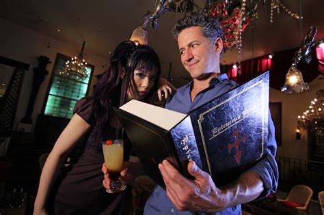 Bob Blumer Tries To Decide Between The “vampire Rolls” And A “tower Of Babel Salad” At Christon