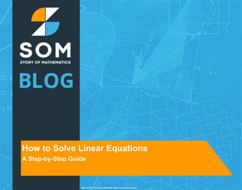 How To Solve Linear Equations A Step By Step Guide