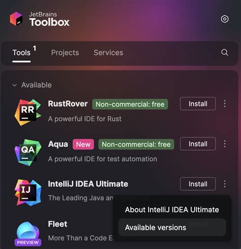 Install IntelliJ IDEA IntelliJ IDEA Documentation