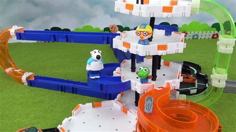 헥스버그 나노니트로슬링샷 세트 모험~ 나노로봇 벌레로봇 장난감 뽀로로 장난감 애니 Pororo Toy Video 토이컴 Toycom Youtube