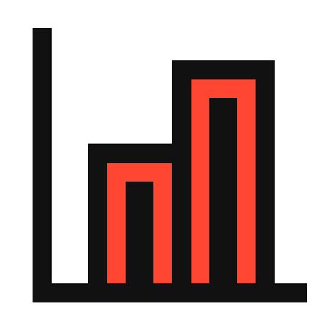Chart Graph Data Visualization Bar Vertical Overlay Icon
