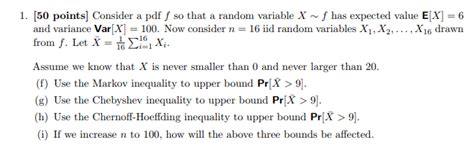 Solved I Points Consider A Pdf F So That A Random Chegg