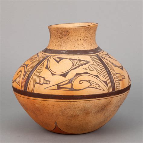 Lot Hopi Tewa Barbara Polacca Polychrome Jar