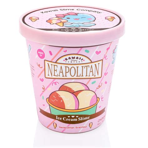 Neapolitan Scented Ice Cream Pint Slime Ksc