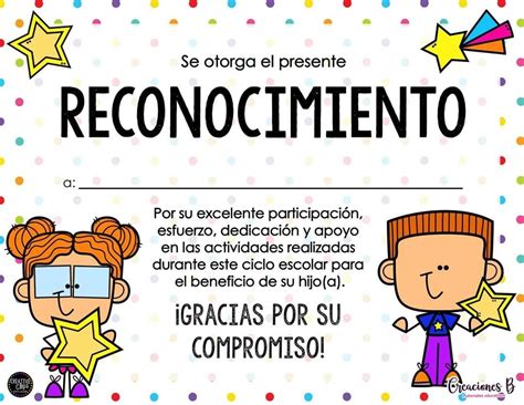 Diplomas De Reconocimiento Editable En Ppt Para Preescolar Y Primaria