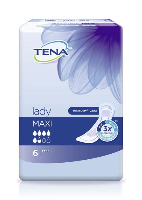 Tena Lady Maxi 6 Pads - 3 Pack | eBay