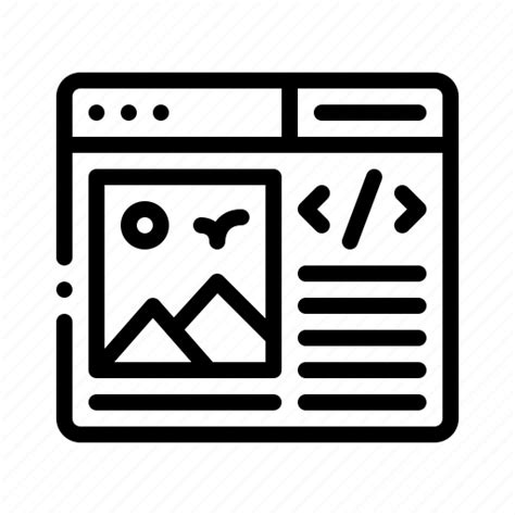web technology website development coding project icon download