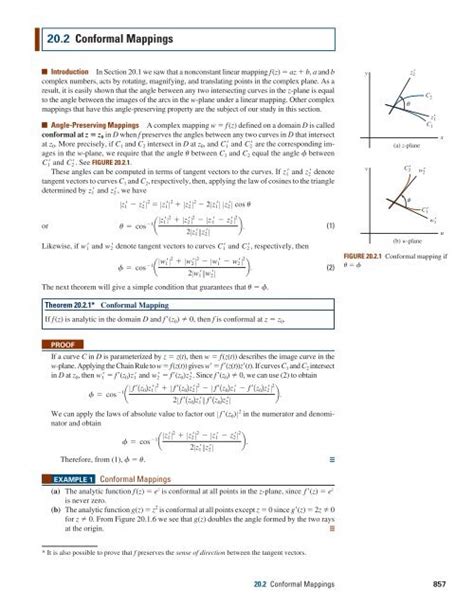 202 Conformal Mappings Webassign