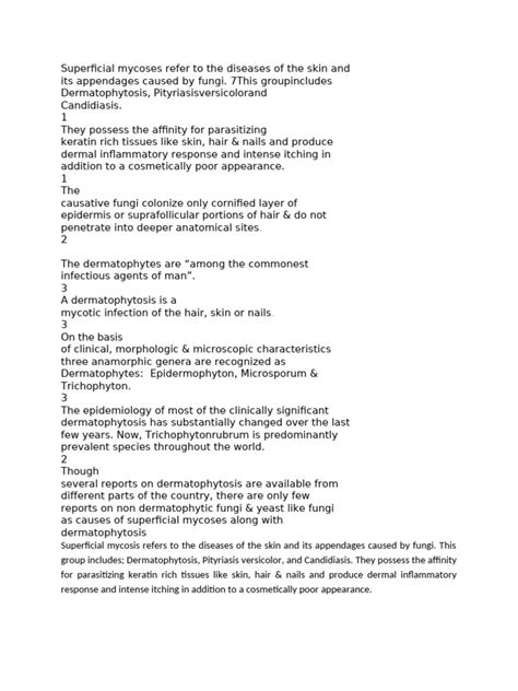 Agents Of Superficial Mycoses Trans Pdf