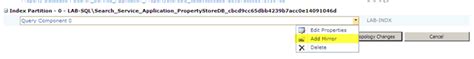 SharePoint 2010 Create Index Mirror JPPinto Com Tech Blog