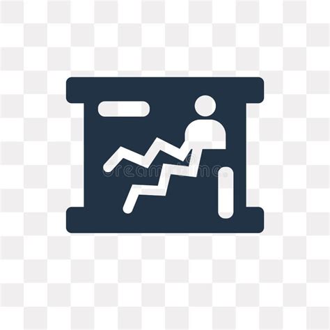 Line Chart Vector Icon Isolated On Transparent Background Line Stock Vector Illustration Of