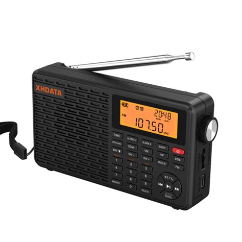 2023 New XHDATA D-109 FM ST/LW/MW/SW Global Band Stereo Wireless Bluet