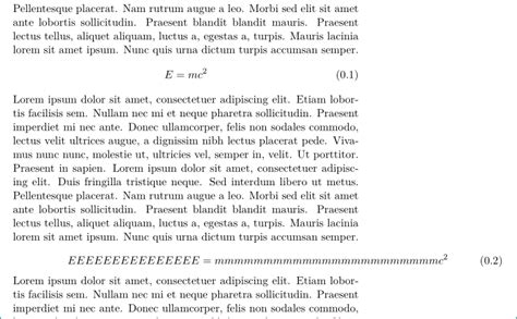 Setting An Equation Using Text And Margin TeX LaTeX Stack Exchange
