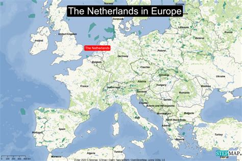 Netherlands Location On A Map