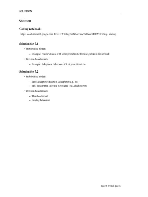 Exercise 3 Solution Pdf