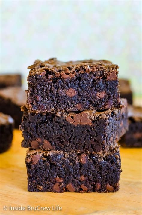 Homemade Chocolate Chip Brownies Recipe Inside Brucrew Life