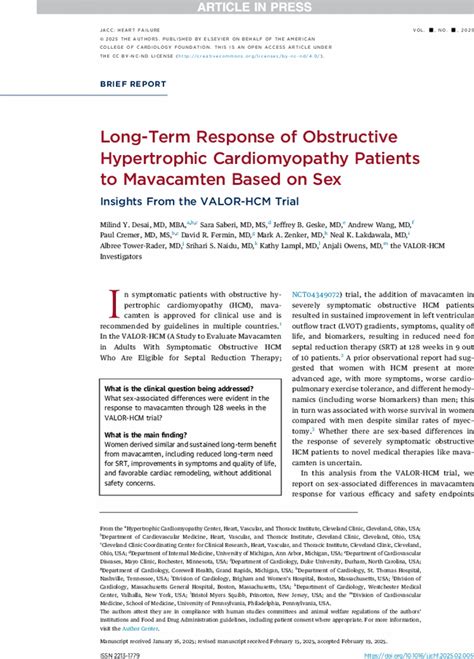Long Term Response Of Obstructive Hypertrophic Cardiomyopathy Patients