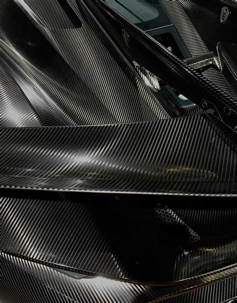 Luxury Car Interior With Black And Silver Stripes