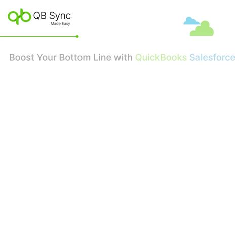 Salesforce Quickbooks Quickbooksonline Accounting Realtime Sync… Qb Sync Made Easy