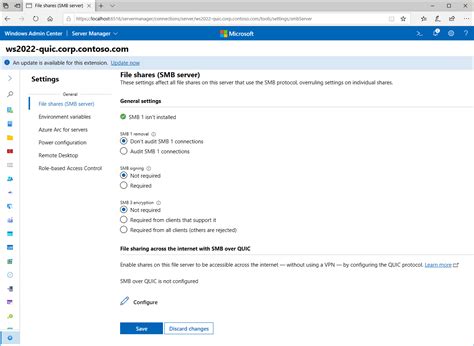 SMB over QUIC | Microsoft Learn