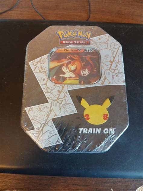 Pokemon Tcg 25th Anniversary Celebrations Tin Lances Charizard V New Sealed £54 14 Picclick Uk