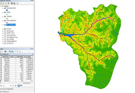 Arcgis Desktop Understanding Add Surface Info Tool Average Slope Vs Slope Tool Geographic
