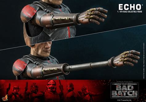 Star Wars The Bad Batch 1 6 Scale Echo Figure Deploys At Hot Toys
