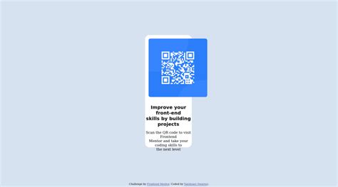 Frontend Mentor Qr Code Using Html And Css Coding Challenge Solution