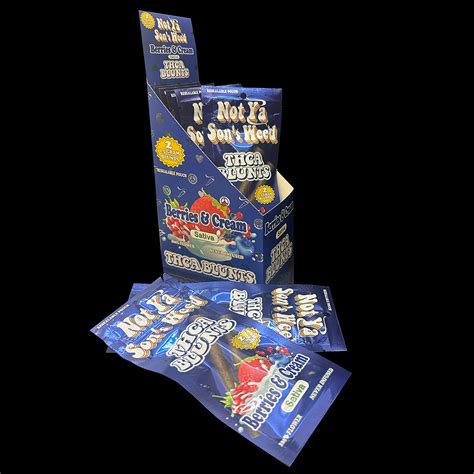 Thc A Pre Roll Blunts Box Of 10 Pouches Budzburn