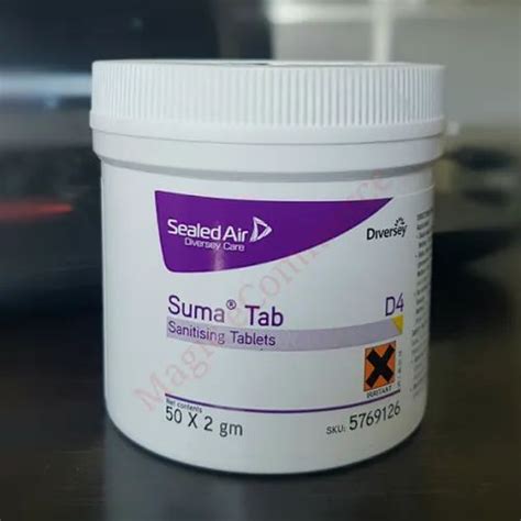 Suma Tab D4 Sanitising Tablets At ₹ 25500pack New Delhi Id