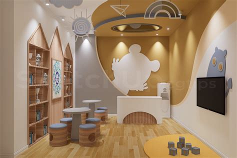 11734 Sketchup 3d Preschooler Classroom Model Download