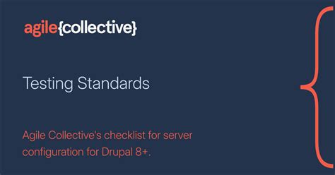 Testing Standards Agile Collective Developer Documentation