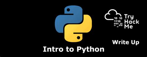 Intro To Python On Tryhackme The Dutch Hacker