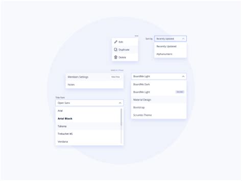 Dropdown Designs Created By Ui Desgn Daily